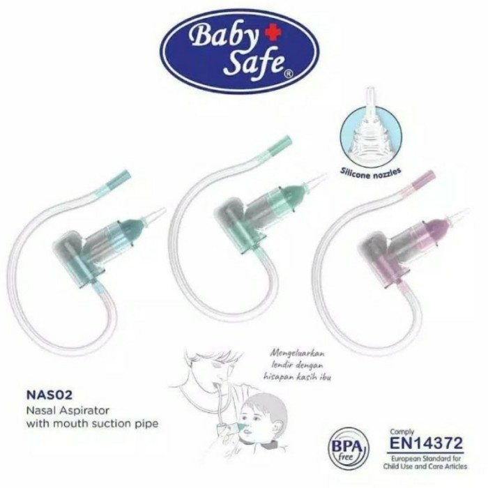 Jual Baby Safe Baby Nasal Aspirator with Pipe / Alat Sedot Ingus Bayi ...