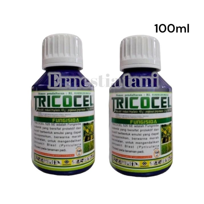 Jual Fungisida Tricocel 525SE 100ml Pembasmi Jamur Pada Tanaman Bahan Aktif: trisiklazol 400 g/l ...