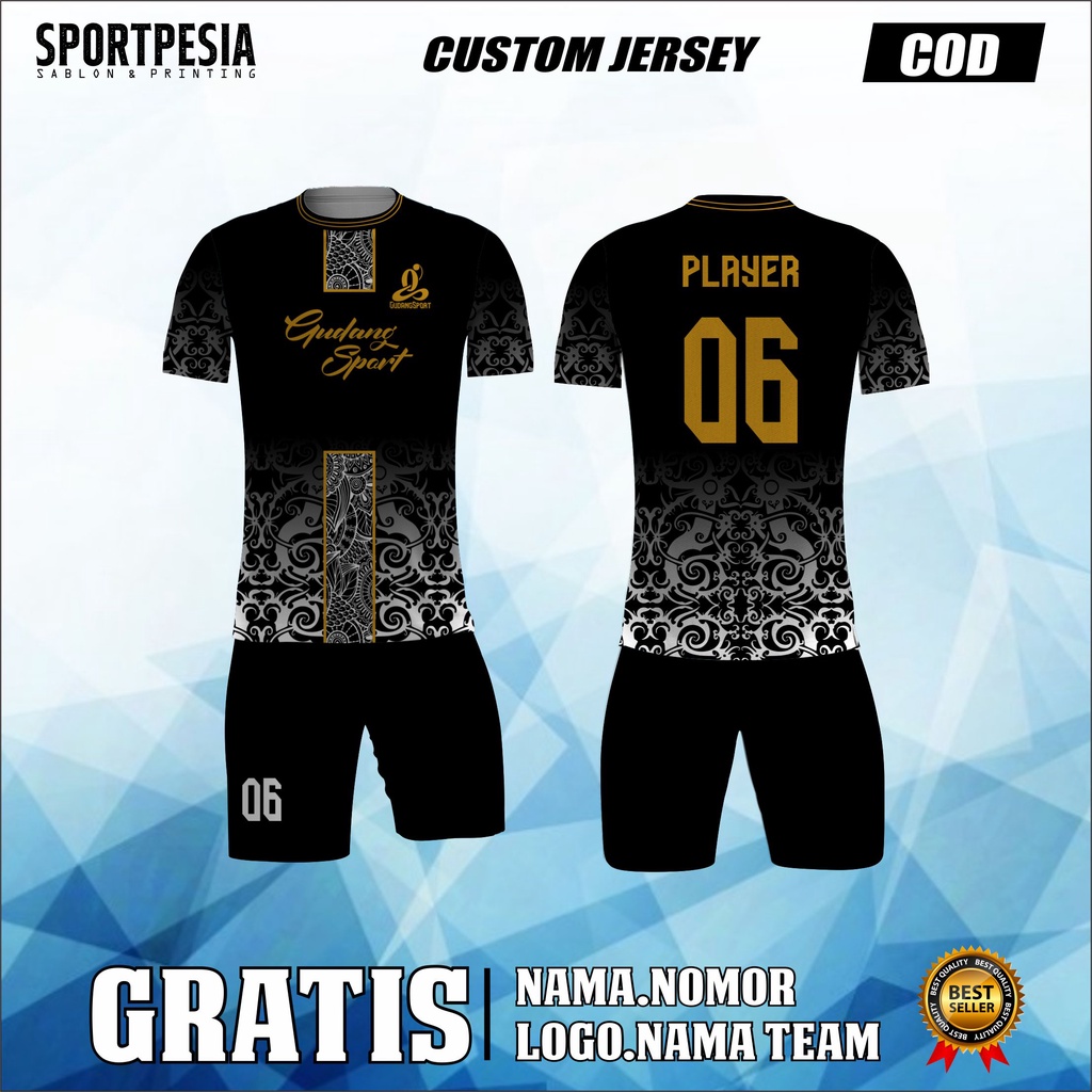 Jual JERSEY FUTSAL CUSTOM FULL PRINT BAHAN DRYFIT MILANO PREMIUM | Shopee Indonesia
