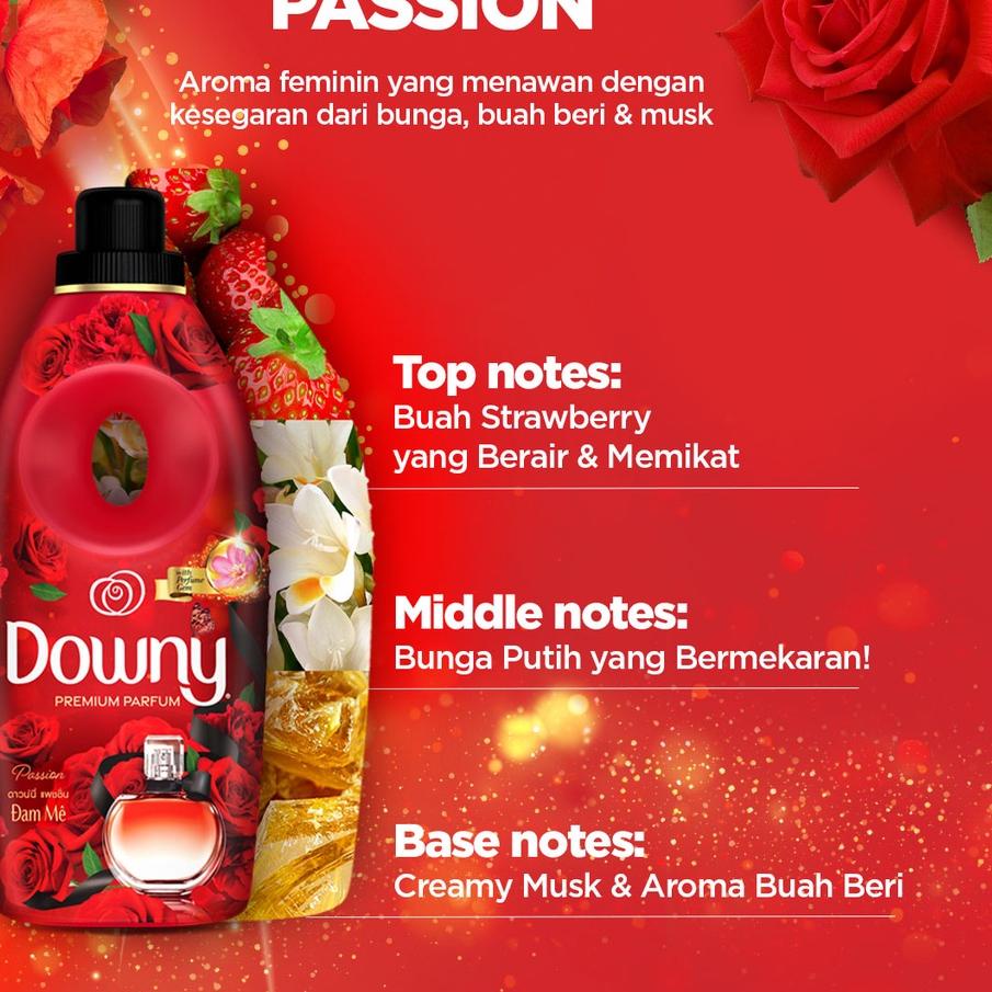 Jual Downy Pewangi & Pelembut Pakaian Konsentrat Passion Botol 900 mL | Shopee Indonesia
