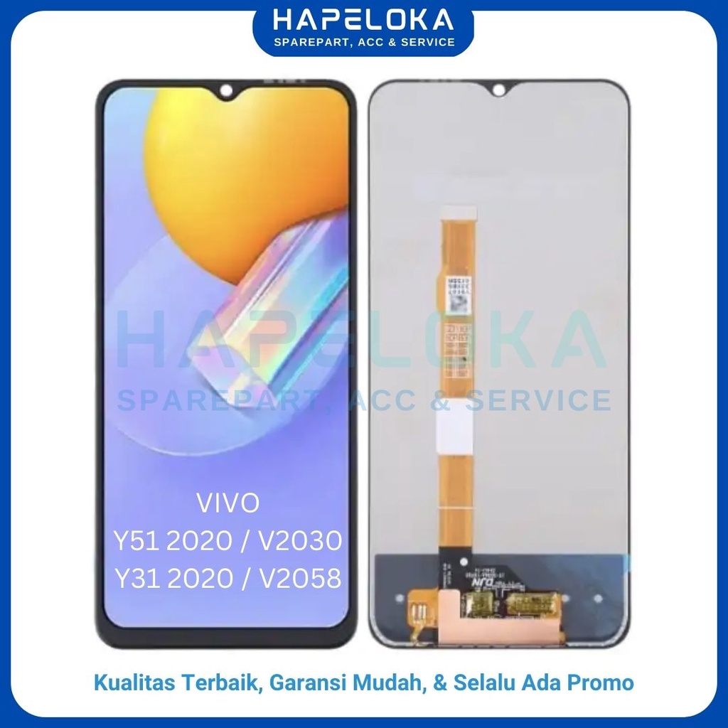 Jual LCD TOUCHSCREEN VIVO Y51 2020 / VIVO Y31 2020 / V2030 / V2058 - ORI COMPLETE | Shopee Indonesia