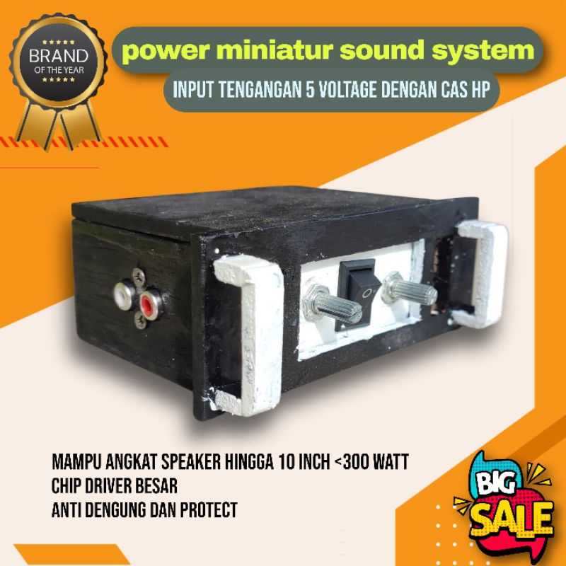 Jual Power Miniatur Sound Sistem 5 Volt Stereo Class d rakitan full ...