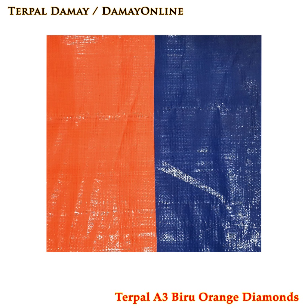Jual Terpal Rol A3 Biru Orange Korea Diamonds ( Harga / Rol ) | Shopee ...