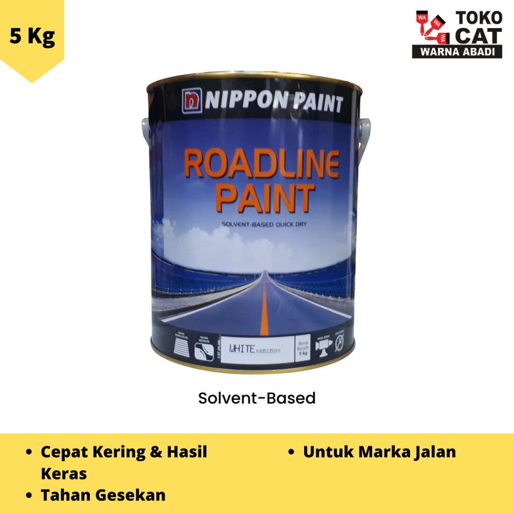 Jual Cat Jalan Nippon Roadline 5 Kg | Shopee Indonesia
