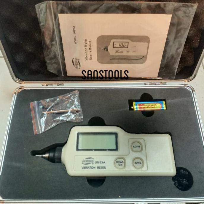 Jual Benetech GM63A vibration meter alat ukur vibrasi getaran GM 63A ...