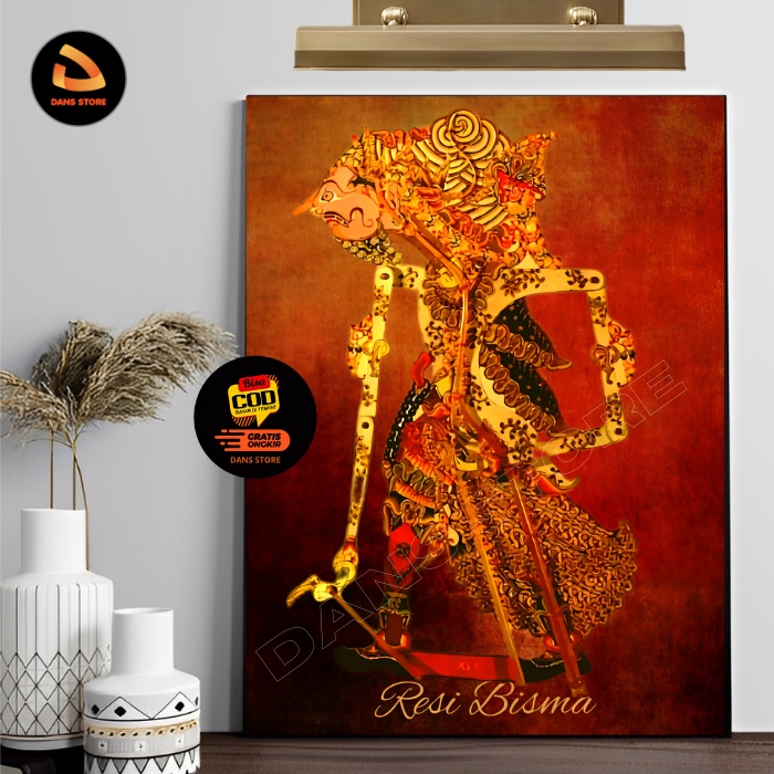 Jual Poster Wayang Bisma Untuk Hiasan Dinding dan Pajangan di ruang ...