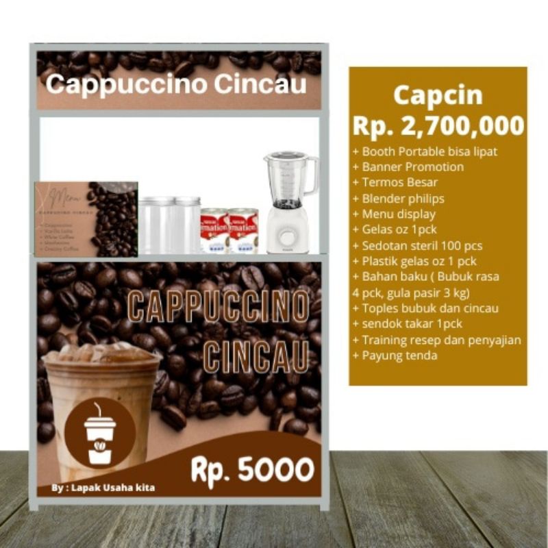 Jual Booth Portable Paket Usaha Capcin | Shopee Indonesia