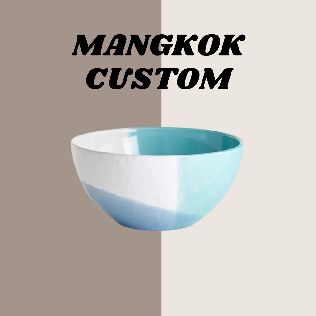 Jual Mangkok Custom,Mangkok Sablon,Souvenir Kelahiran | Shopee Indonesia