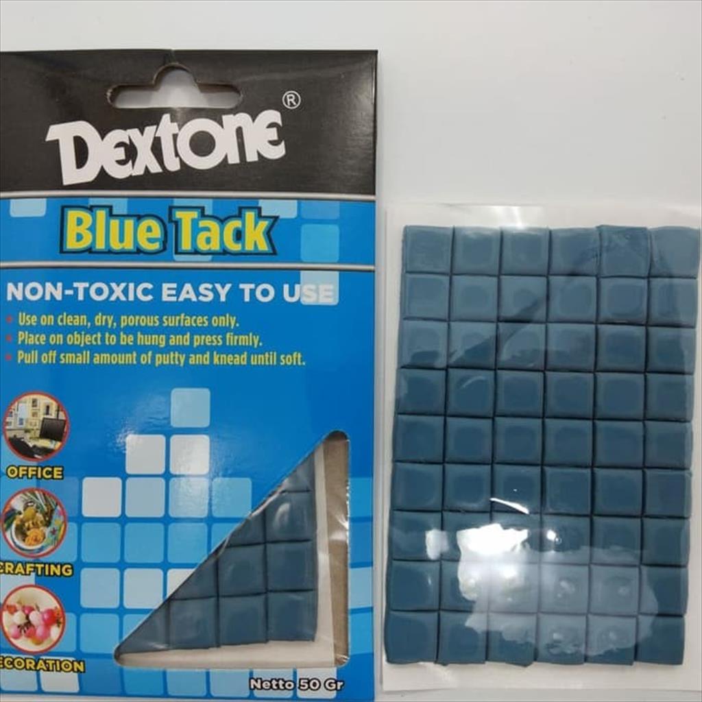 Jual DEXTONE BLUE TACK BLUETACK LEM GUM PENGGANTI PAKU BJA | Shopee ...