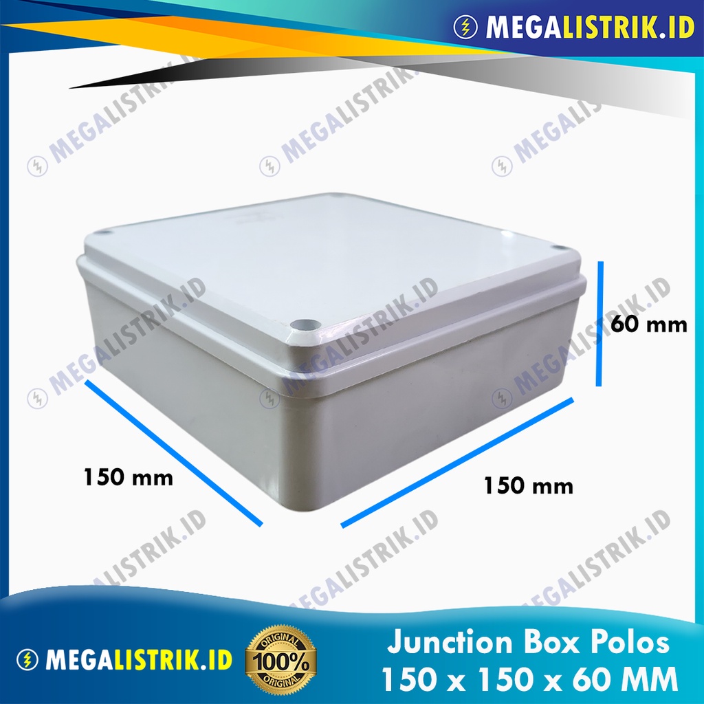 Jual MG JUNCTION BOX 150X150X60 POLOS ABU-ABU / DURADUS 150 X 150 X 60 ...