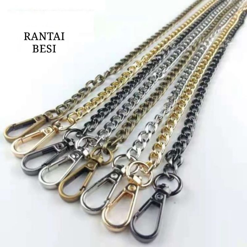 Jual Rantai tas tali panjang pendek bahu aksesoris celana 40 60 120 ...