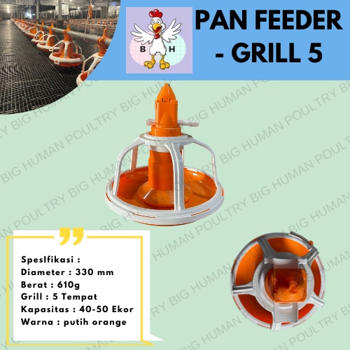 Jual PAN FEEDER PUTIH ORANGE NEWLINE TEMPAT PAKAN MAKAN OTOMATIS TEMPAT MAKAN AYAM OTOMATIS ...