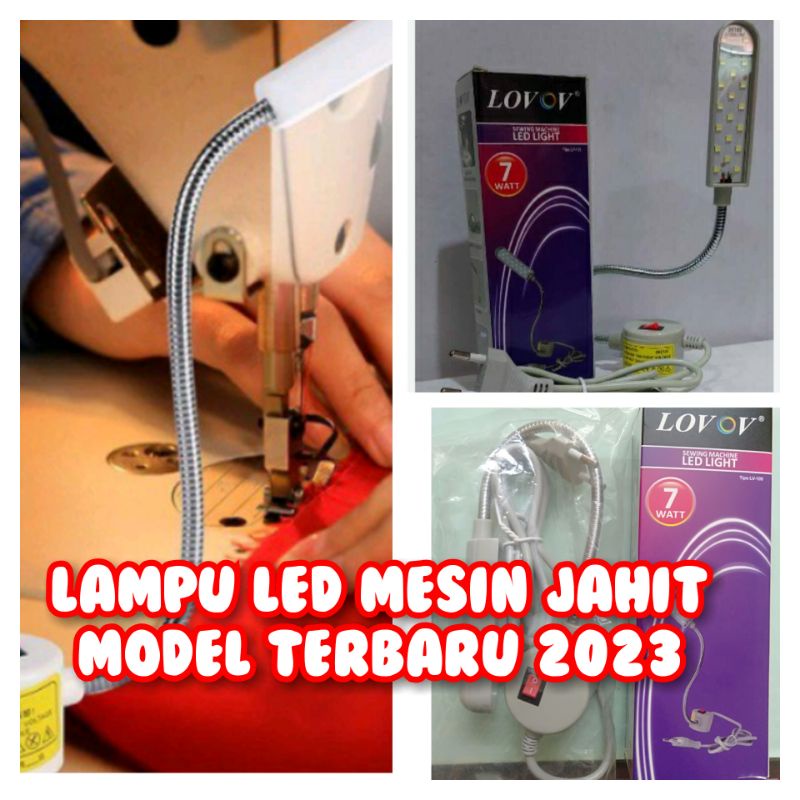 Jual Lampu Mesin jahit LOVOV LED 20 titik. Magnet (Pakai Colokan ...
