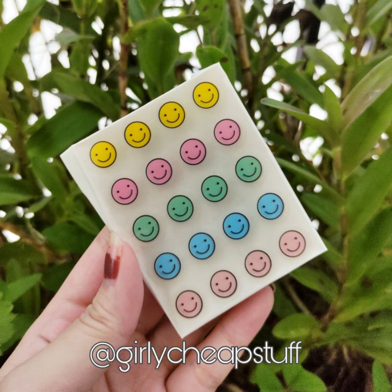 Jual SHARE ECER Emoji Acne Pimple Patch Karakter Smile | Shopee Indonesia