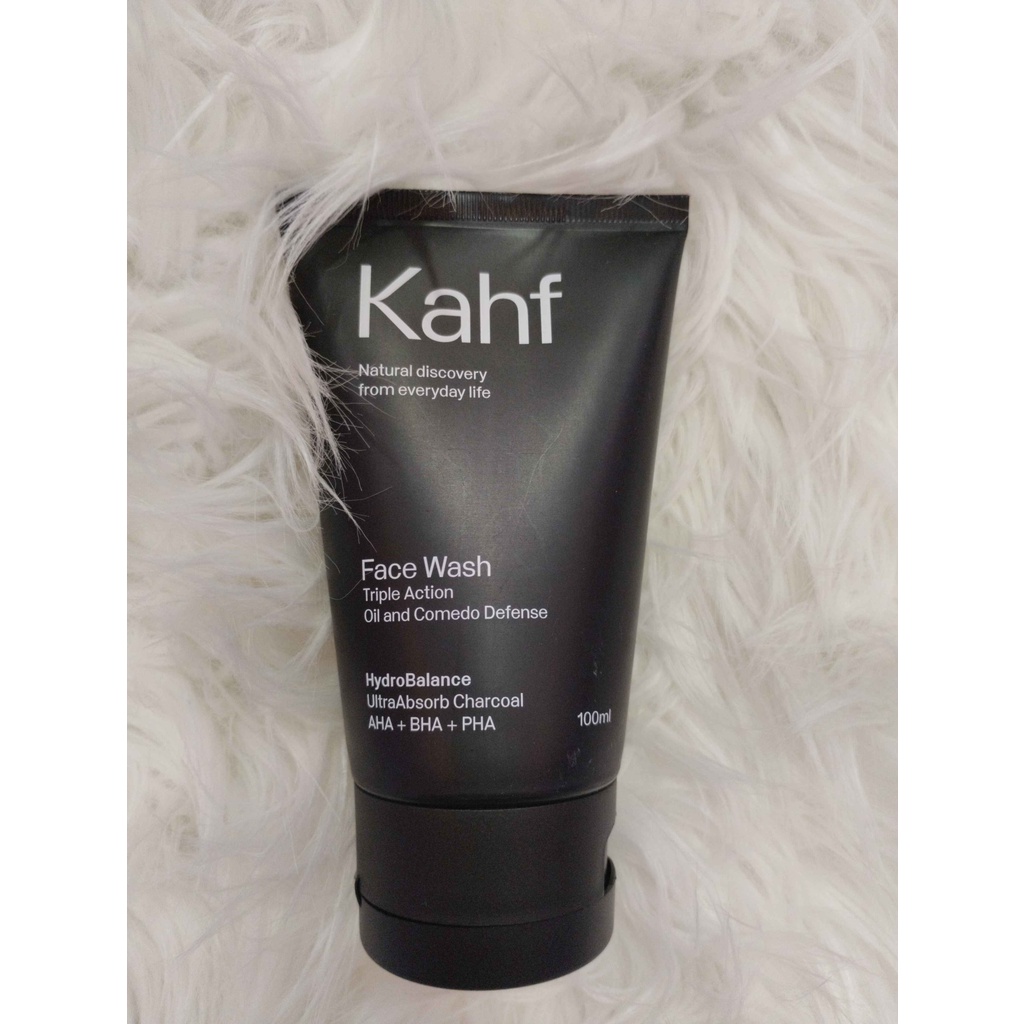 Jual KAHF TRIPLE ACTION OIL AND COMEDO DEFENSE FACE WASH 100 ML ...