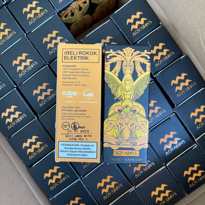 Jual [SALT] FOOM AQUARIUS ZODIAC SERIES SALTNIC 30ML 30MG BY FOOM LAB ...