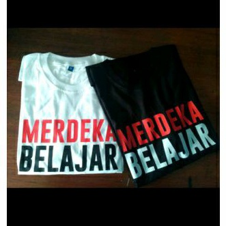 Jual Kaos Merdeka Belajar Lengan Panjang | Shopee Indonesia