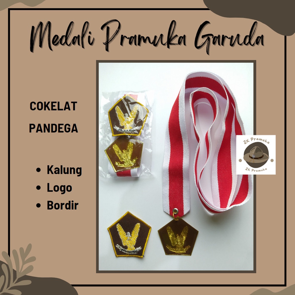 Jual Medali Pramuka Garuda PANDEGA (1SET) | Shopee Indonesia