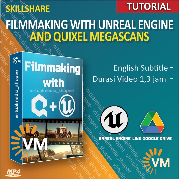 Jual TUTORIAL FILM MAKING WITH UNREAL ENGINE AND QUIXEL MEGASCANS SKILLSHARE 3D ANIMATION GAME ...
