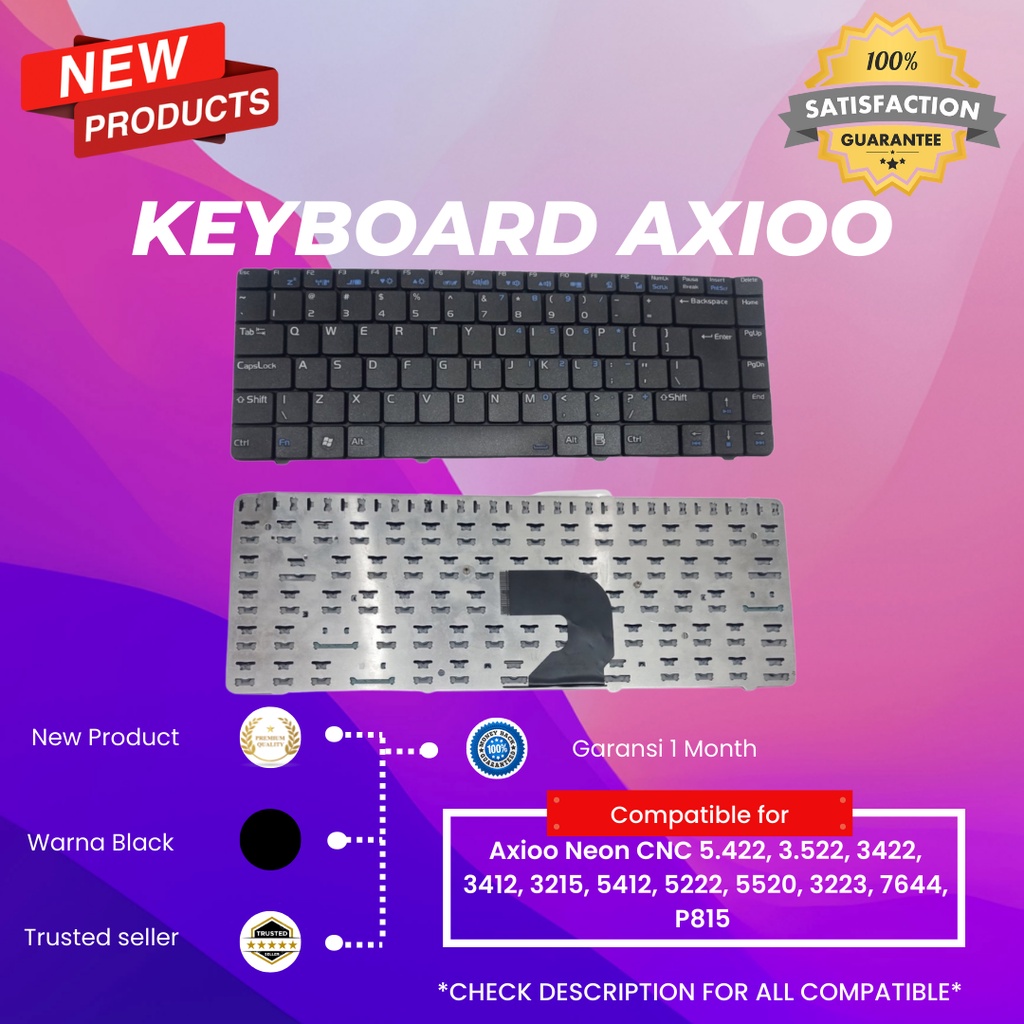 Jual Keyboard Laptop Axioo NEON cnc - BIG ENTER | Shopee Indonesia