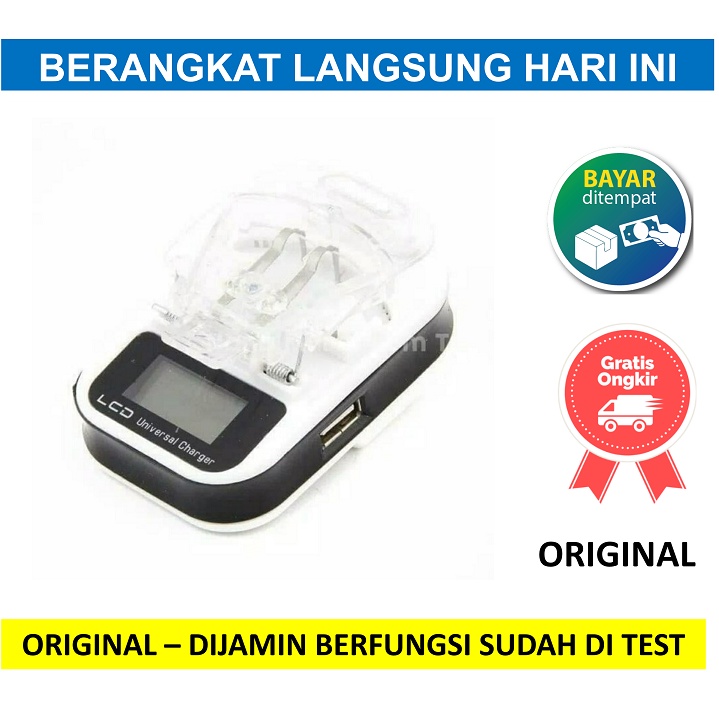 Jual Charger Kodok Dekstop LCD Baterai Cas Jepit Destop Universal ...