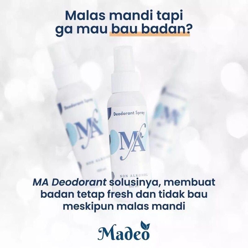 Jual MADEO DEODORANT SPRAY | Shopee Indonesia
