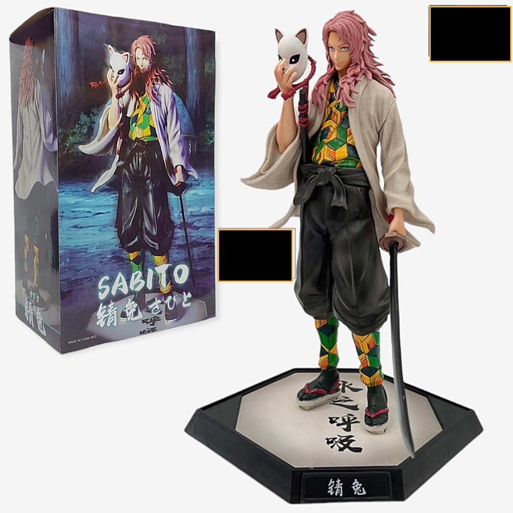 Jual Action Figure D Slayer Sabito Makomo Giyu Water Breathing Hashira ...