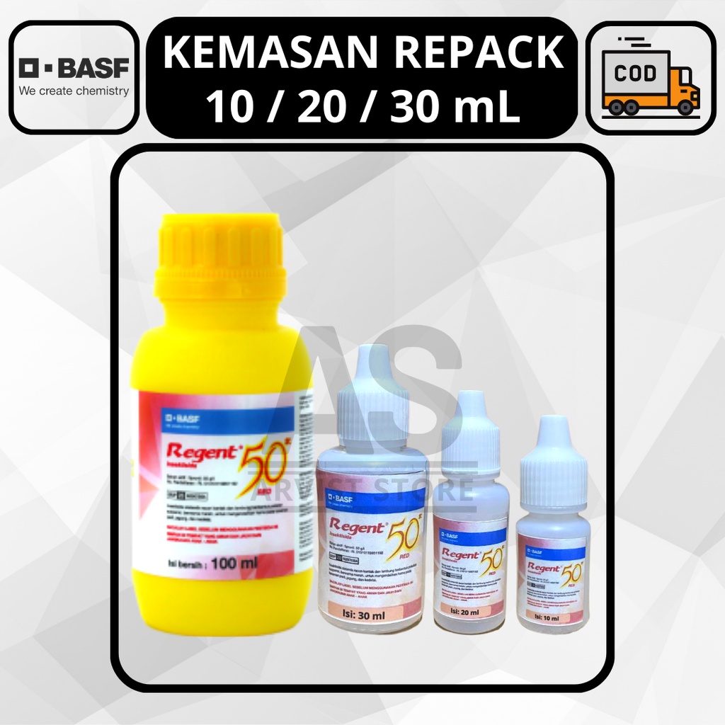 Jual Insektisida REGENT 50 Merah (Red) 50SC Bahan Aktif Fipronil 50g/l ...