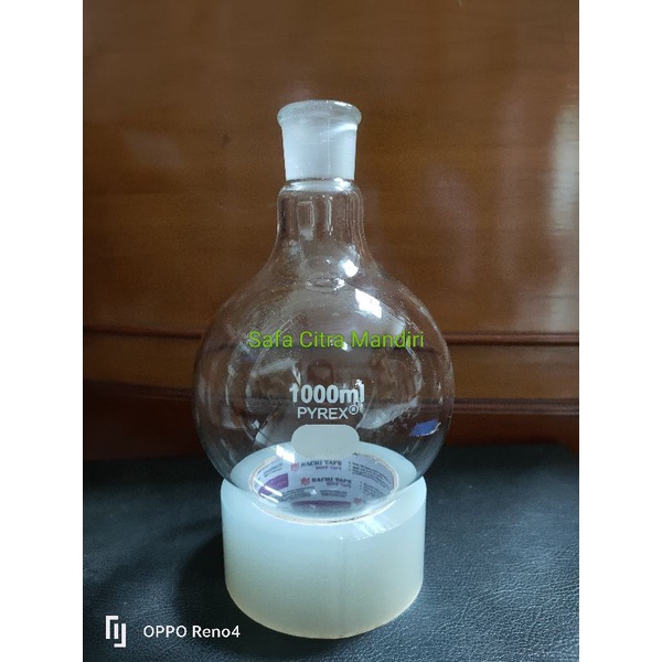 Jual Labu Alas Bulat 1000ml / Boiling Flask 1000ml Pyrex | Shopee Indonesia