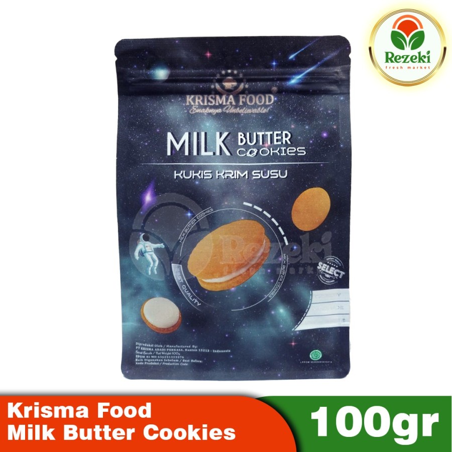 Jual Krisma Food Milk Butter Cookies [100 gr] | Shopee Indonesia