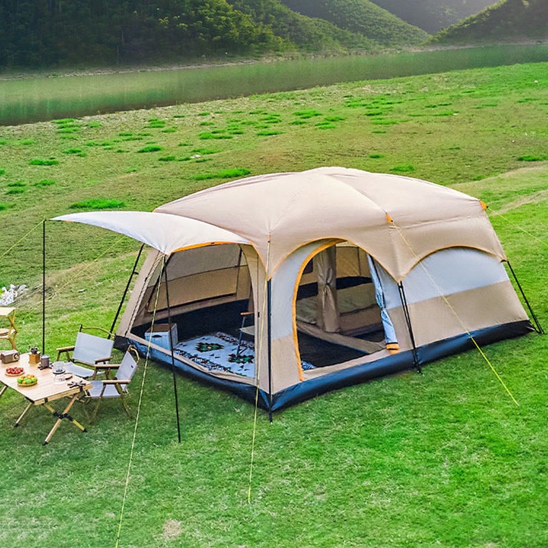 Jual Tenda Besar Keluarga Warna Khaki Krem Premium - Tipe Tenda Camel ...