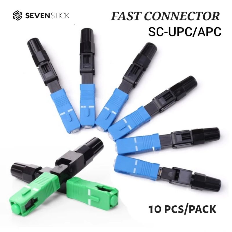 Jual Fast Connector SC/UPC SC APC FTTH Konektor / Fiber Optik Konektor 10pcs | Shopee Indonesia
