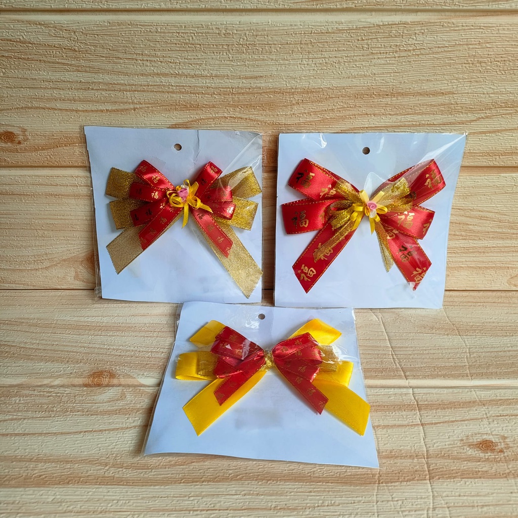 Jual Pita Kain Happy Chinese New Year / Pita kain jadi PER PCS | Shopee ...