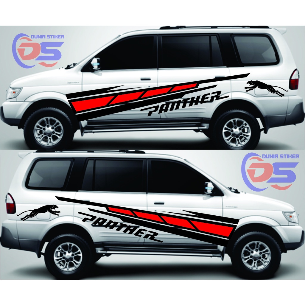 Jual Cutting Stiker Mobil Panther Striping Panther Logo Stiker Variasi ...
