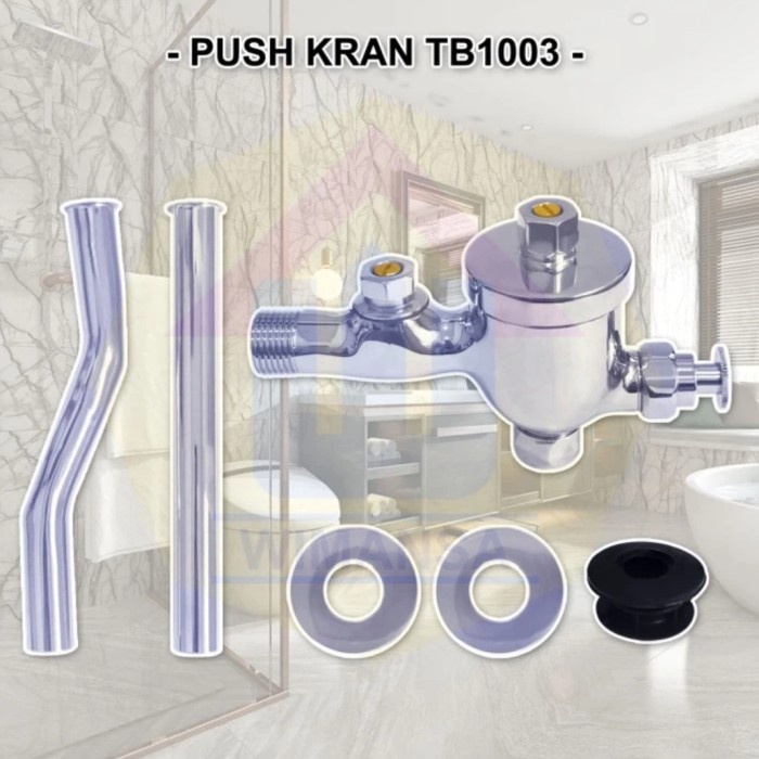 Jual Push Kran Urinoir model toto | PushKran TB1003 Muya 1/2 inch ...