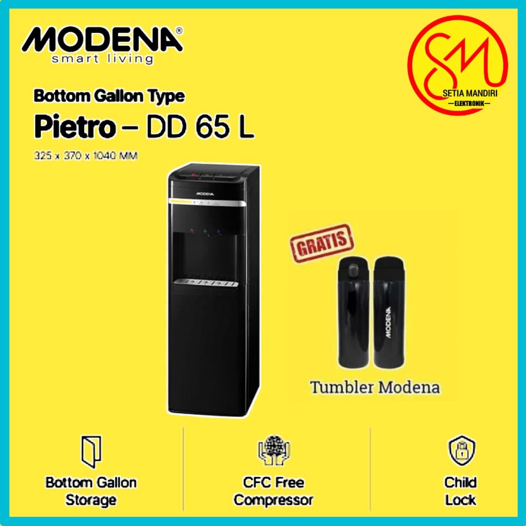 Jual MODENA DD 65 L Dispenser Galon Bawah PIETRO DD65L | Shopee Indonesia