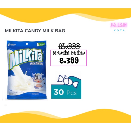 Jual Milkita Milk Candy BAG isi 30 pcs | Shopee Indonesia