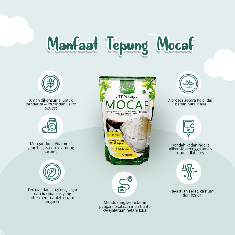 Jual TEPUNG MOCAF MOCAFINE | Shopee Indonesia