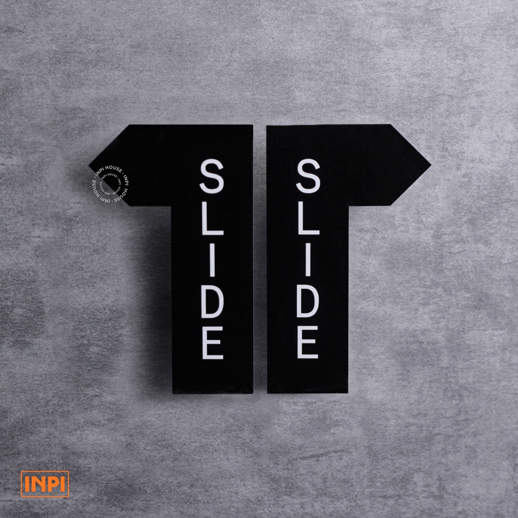 Jual Acrylic Sliding Door Signage - INPI House | Shopee Indonesia