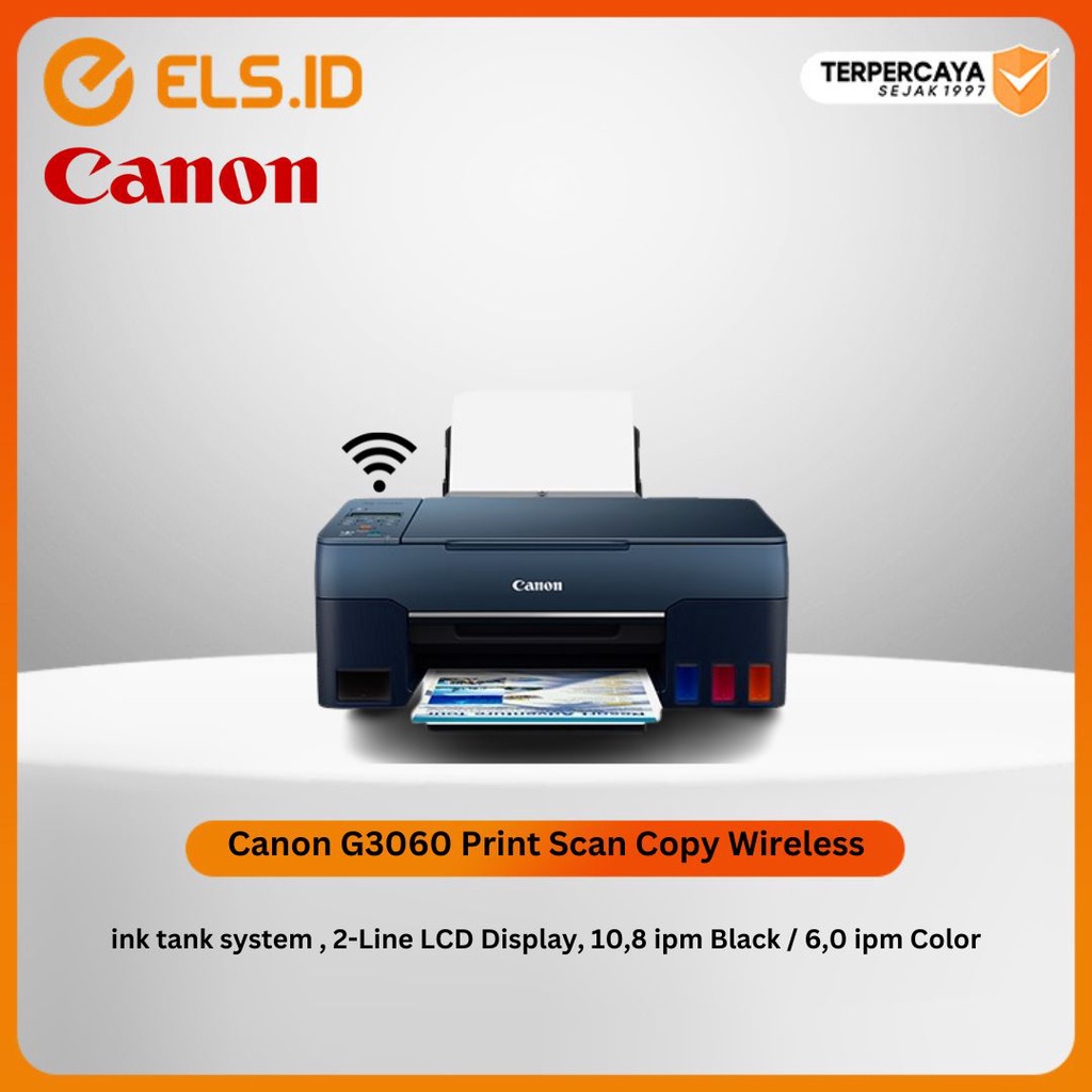 Jual Printer Canon G3060 Print Scan Copy Wireless | Shopee Indonesia