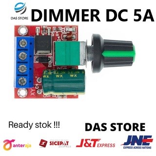Jual Dimmer DC motor speed dimmer pwm 5A 4.5-35v kontrol lampu LED motor | Shopee Indonesia