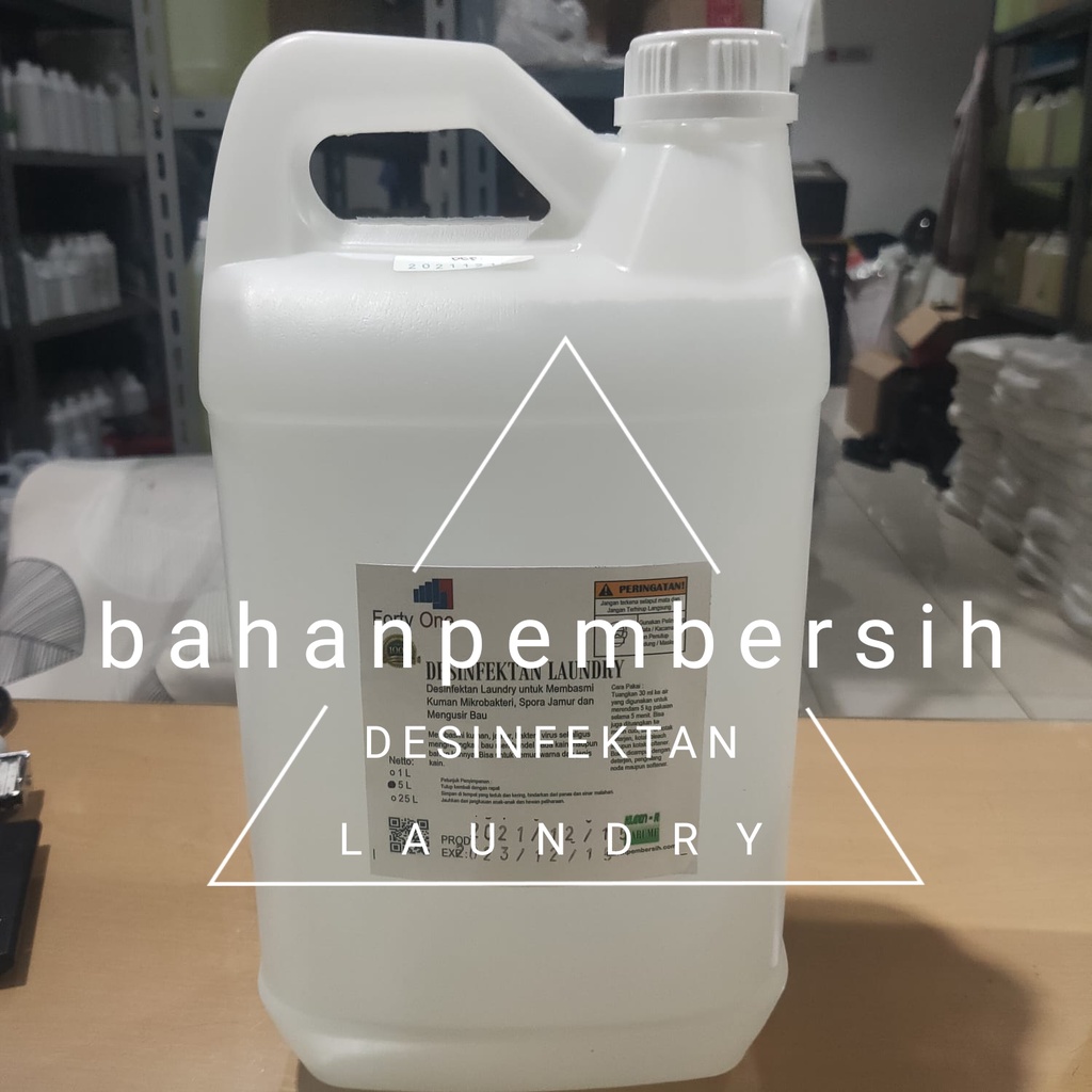 Jual Desinfektan Laundry @ 5 Liter Pembasmi Kuman Bakteri Jamur Bau ...