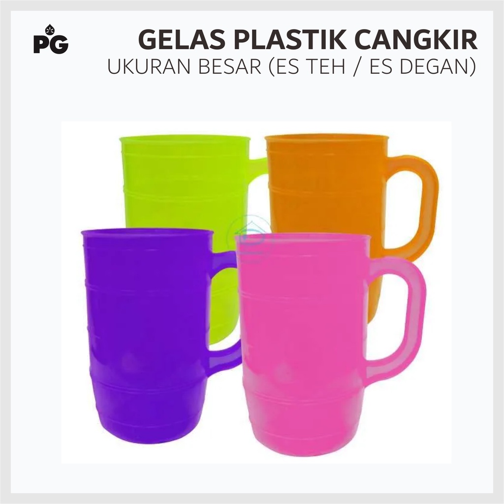 Jual Gelas Plastik Cangkir Besar Es Teh Degan | Shopee Indonesia