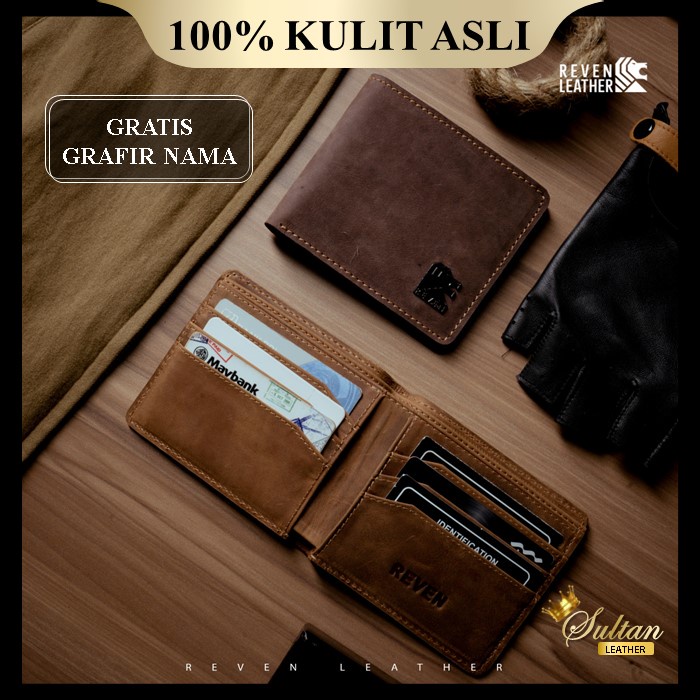 Jual Dompet Kulit Wallet Pria Cowok Asli Original Branded Import ...