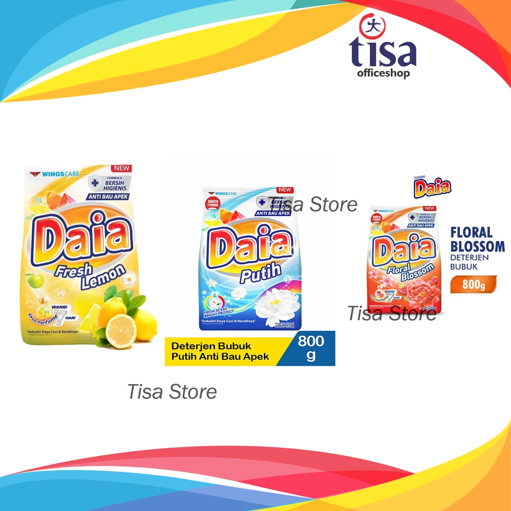 Jual Detergent bubuk Daia 800gr | Shopee Indonesia