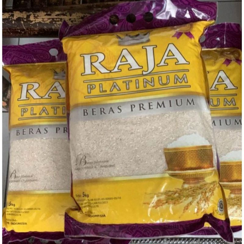 Jual Beras Raja Platinum 5Kg | Shopee Indonesia