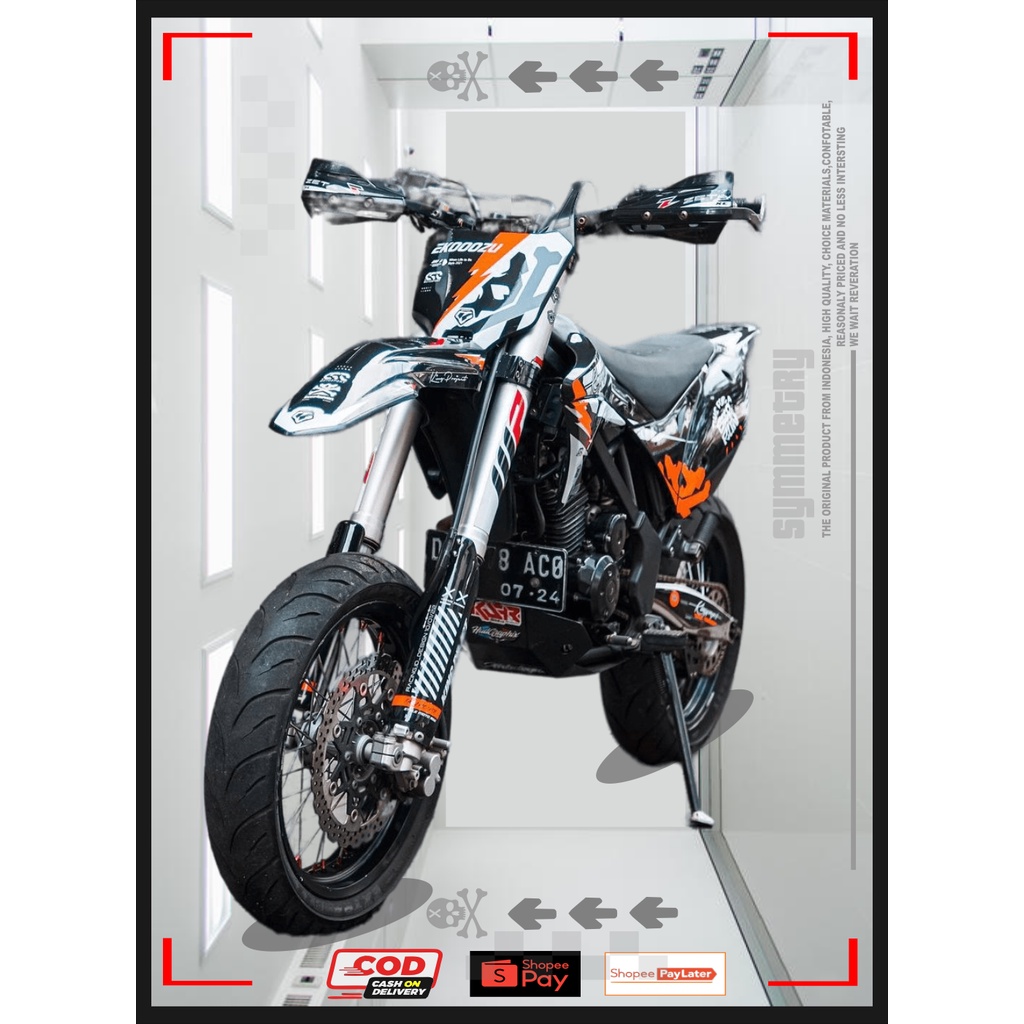 Jual DECAL STICKER MOTOR KLX DTRACKER/KLX BF/KLX GORDON/KLX OLD/CRF 150 ...