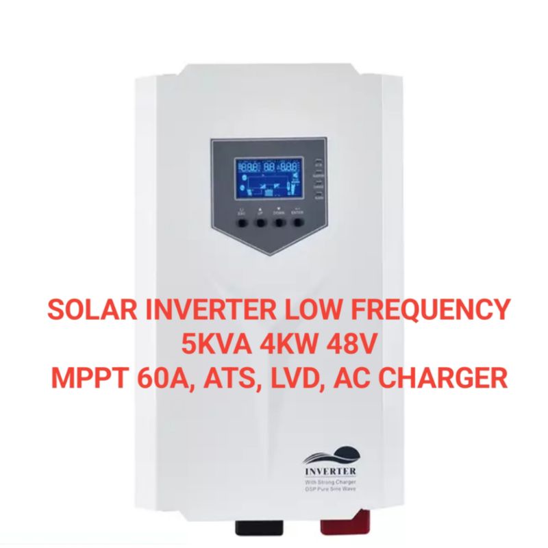 Jual Solar Inverter Hybrid Low Frequency 5KVA 4KW 48V MPPT 60A | Shopee ...