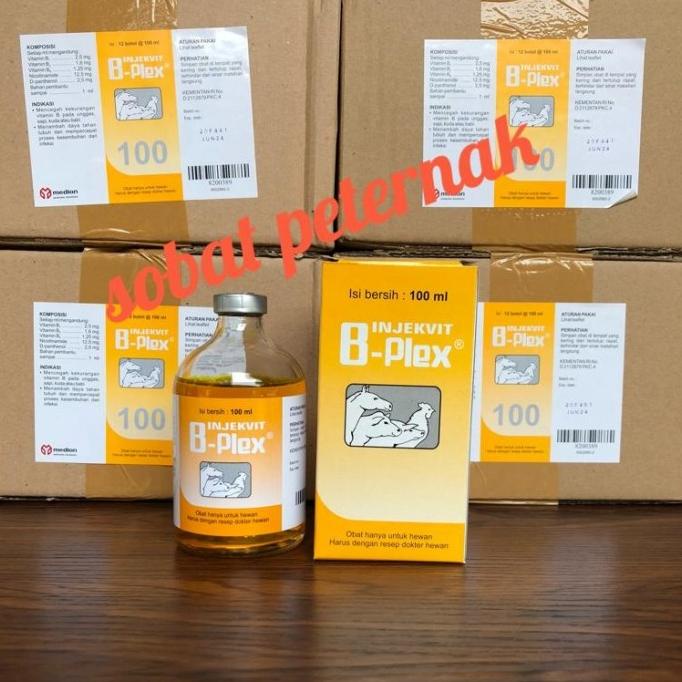 Jual INJEKSI VITAMIN B KOMPLEKS 100 ML MEDION , sapi kambing domba ...
