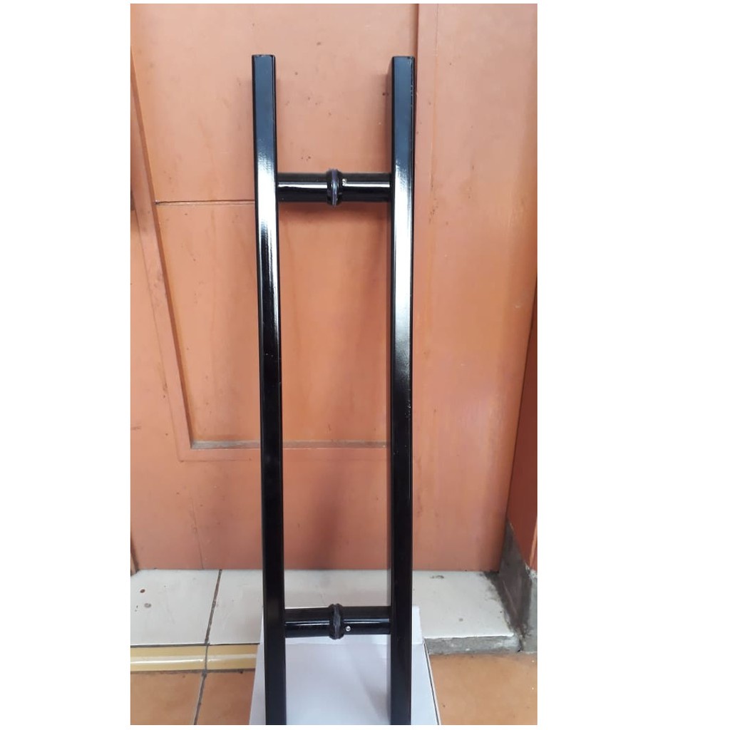 Jual Handle Pintu stainless Steel 3x3cm Panjang 60 cm Hitam Handle H ...